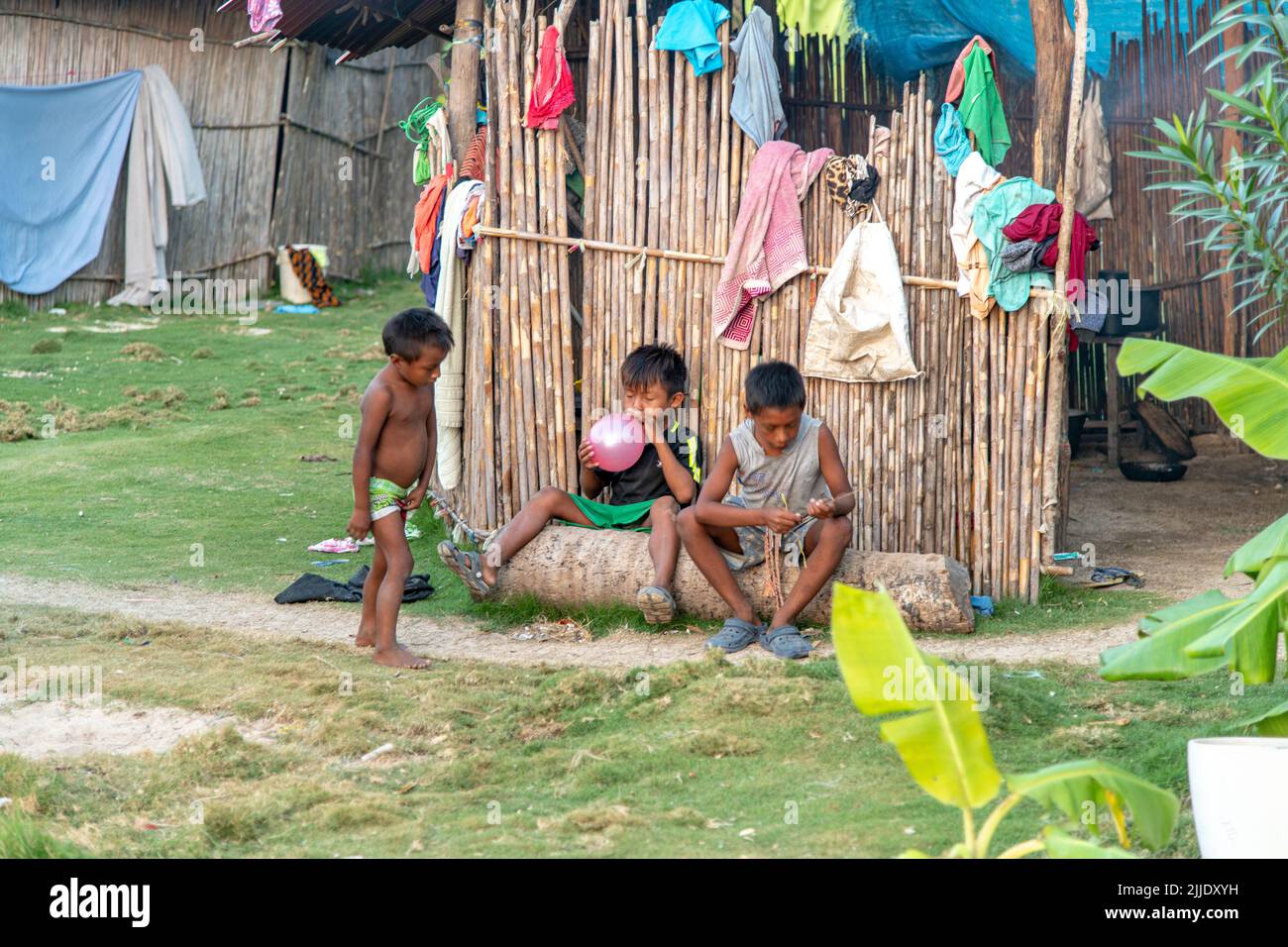 Caribbean island children hi-res stock photography and images - Alamy