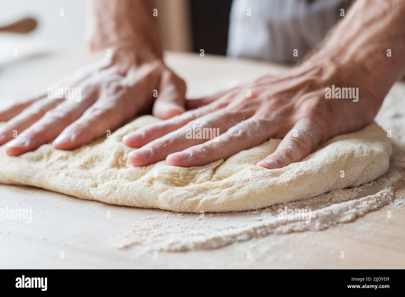Dough man hands hi-res stock photography and images - Alamy