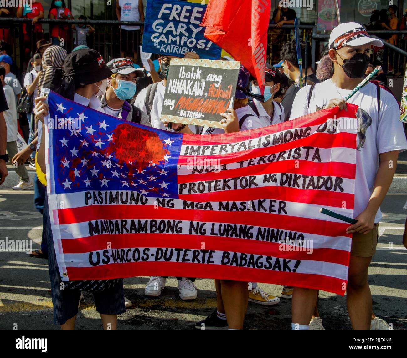 Quezon City, Philippines. 25th July, 2022. The first State of the ...