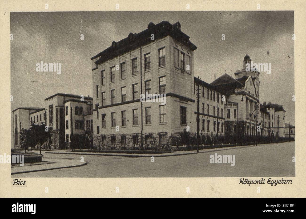 Central university. The central building of the Erzsébet University of ...