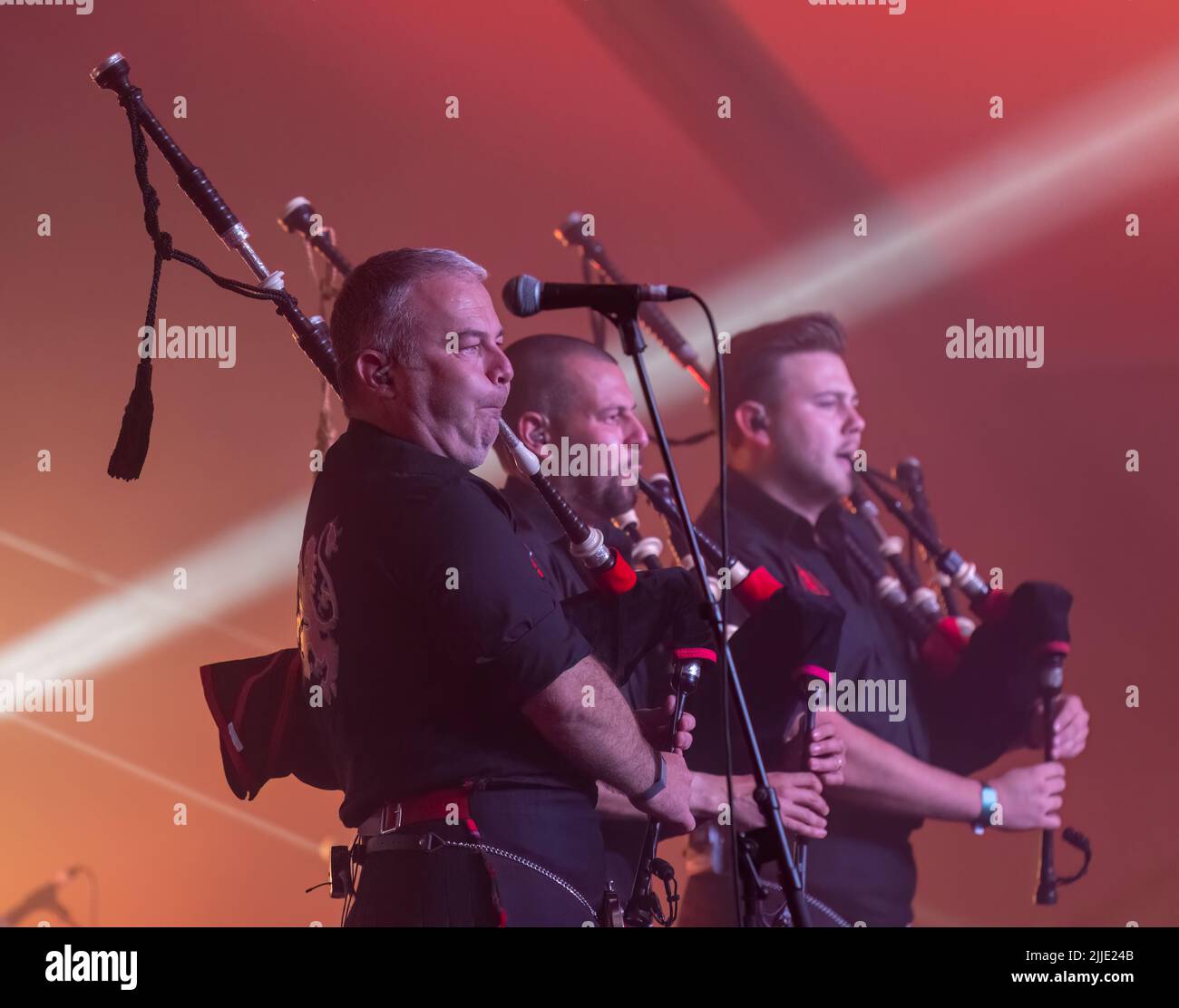 Red hot chilli pipers bangpipes hi-res stock photography and images - Alamy
