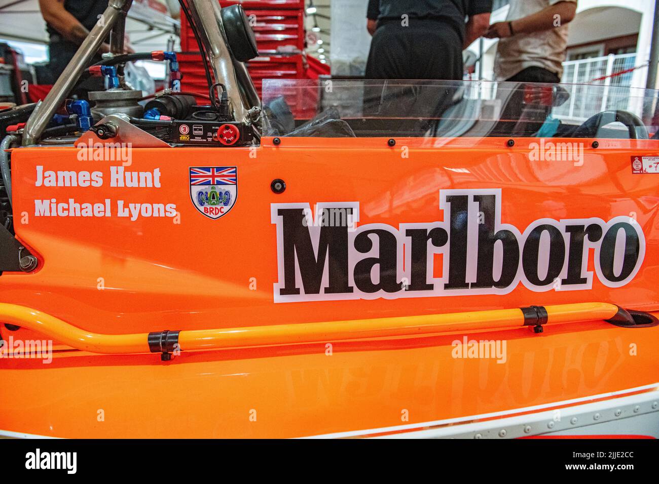 In the pits of the historic Grand Prix in Monaco Stock Photo - Alamy