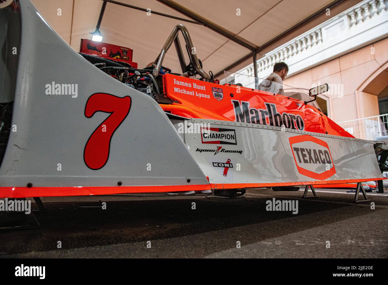 In the pits of the historic Grand Prix in Monaco Stock Photo - Alamy