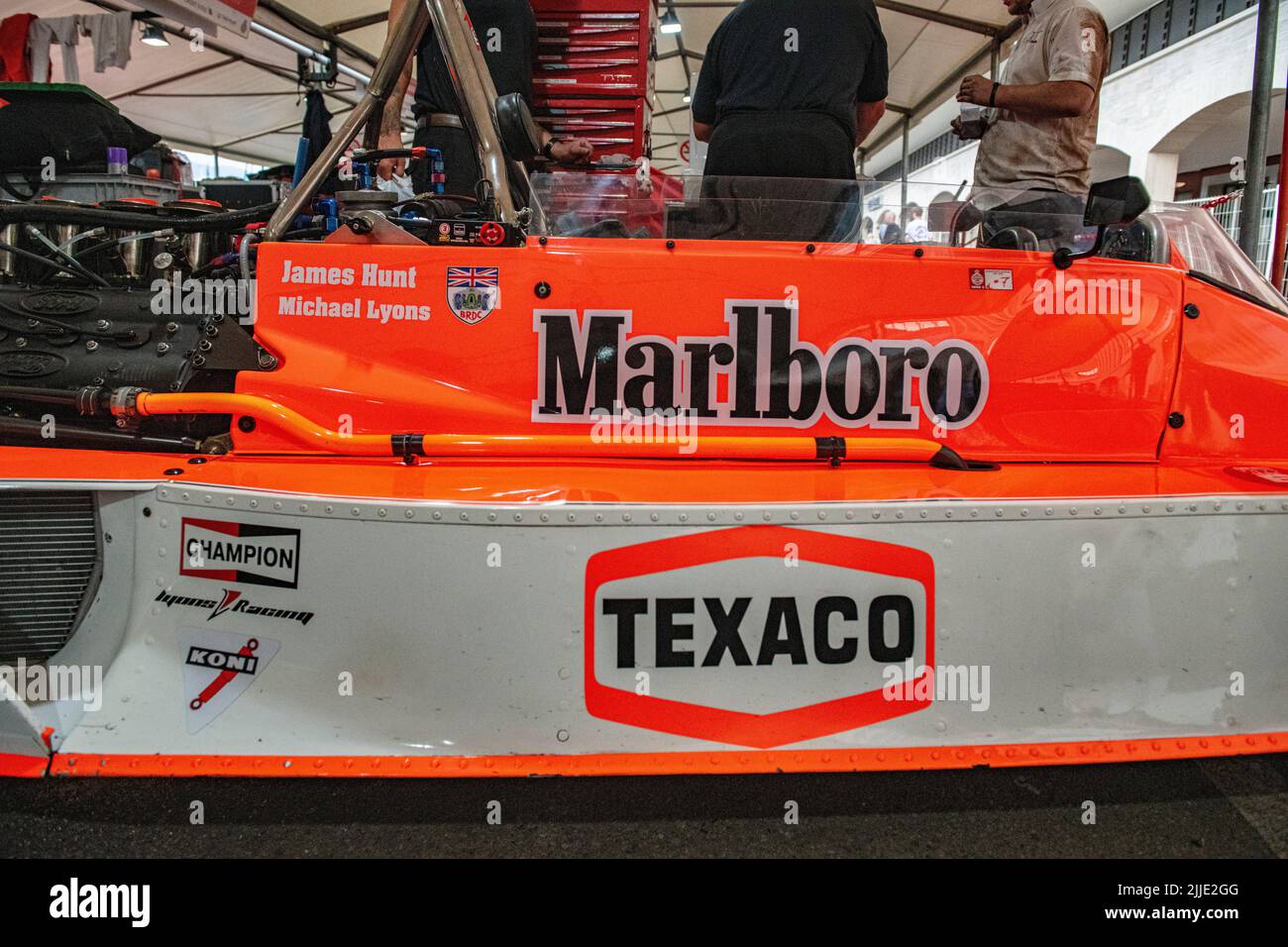 In the pits of the historic Grand Prix in Monaco Stock Photo - Alamy