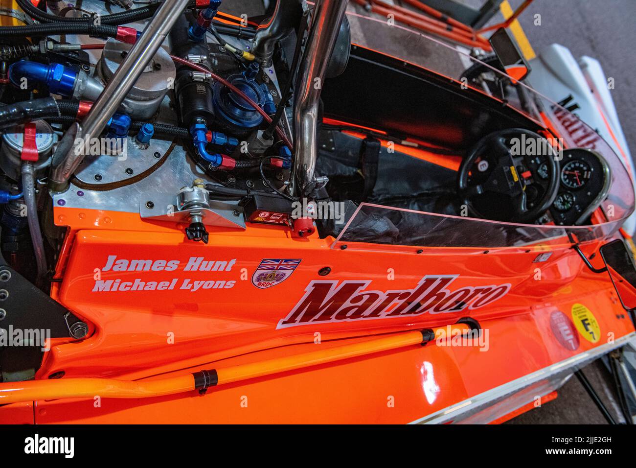 In the pits of the historic Grand Prix in Monaco Stock Photo - Alamy