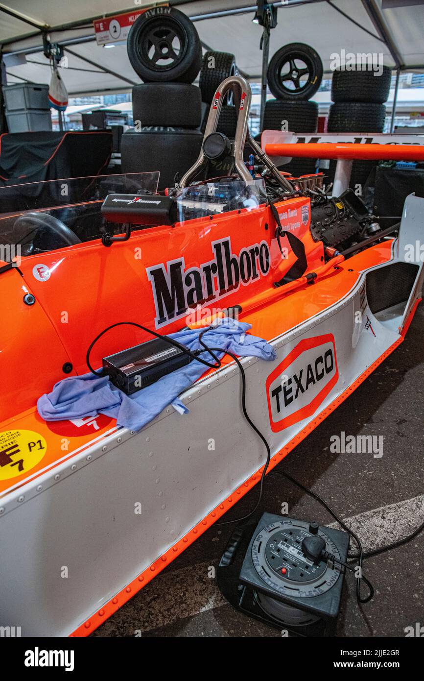 In the pits of the historic Grand Prix in Monaco Stock Photo - Alamy