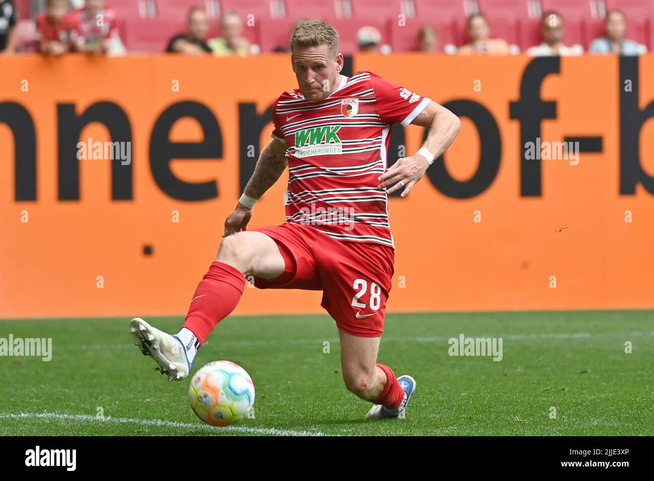 Augsburg, WWK Arena. 23rd July, 2022. Andre HAHN (FC Augsburg), action ...