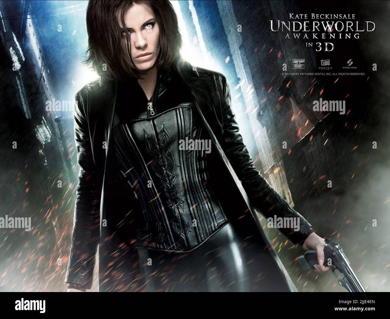 KATE BECKINSALE POSTER, UNDERWORLD: AWAKENING, 2012 Stock Photo - Alamy