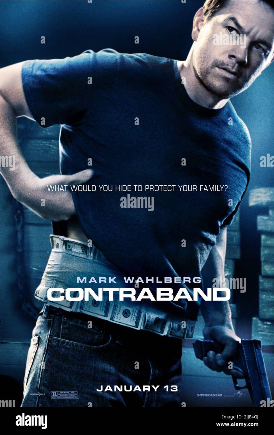 MARK WAHLBERG POSTER, CONTRABAND, 2012 Stock Photo - Alamy
