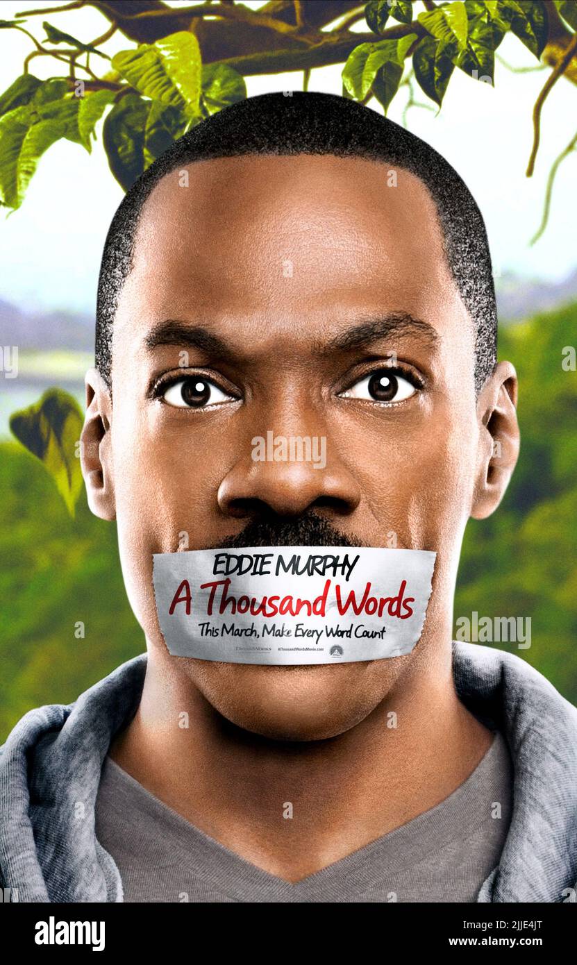 EDDIE MURPHY POSTER, A THOUSAND WORDS, 2012 Stock Photo - Alamy