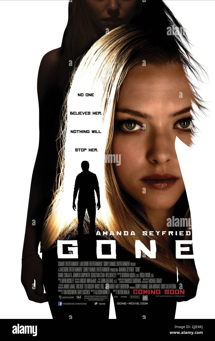 AMANDA SEYFRIED POSTER, GONE, 2012 Stock Photo - Alamy