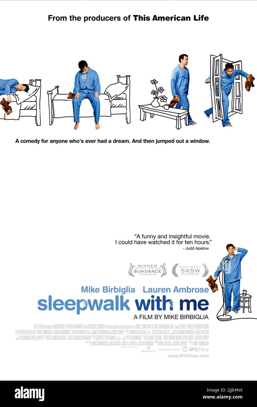 MOVIE POSTER, SLEEPWALK WITH ME, 2012 Stock Photo - Alamy