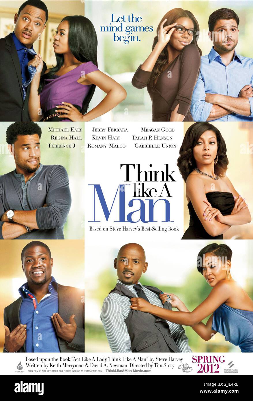 MOVIE POSTER, THINK LIKE A MAN, 2012 Stock Photo - Alamy