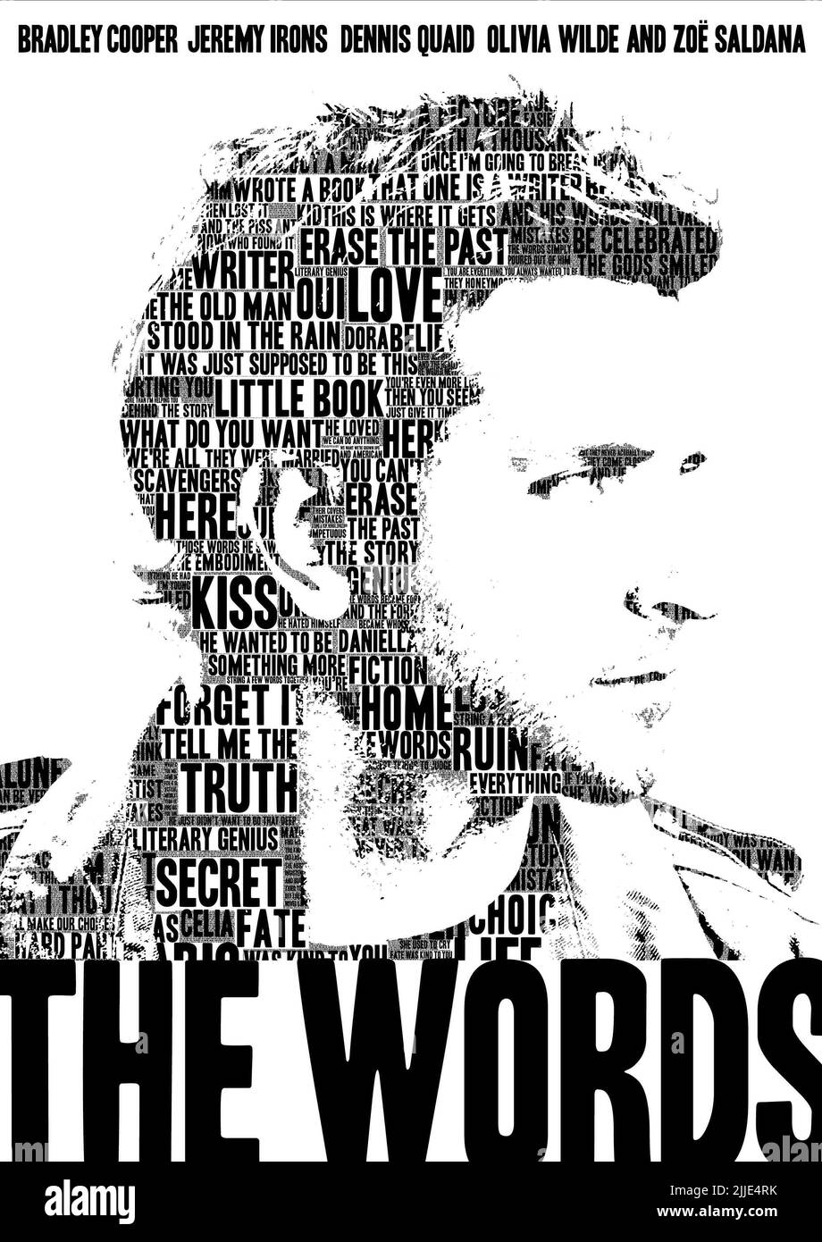 BRADLEY COOPER POSTER, THE WORDS, 2012 Stock Photo - Alamy