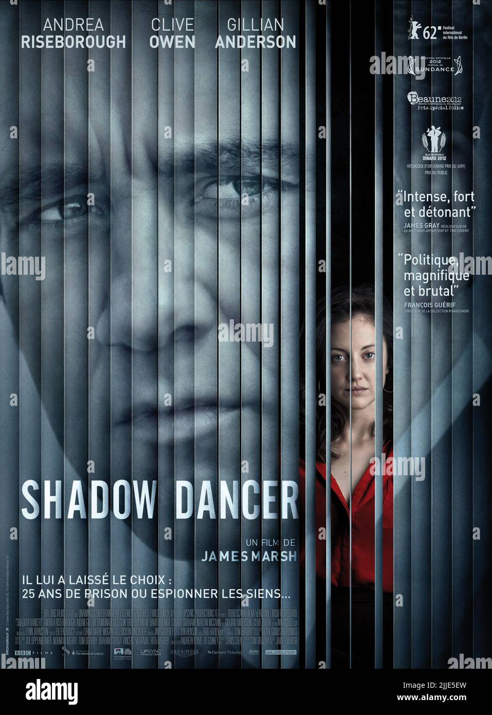 CLIVE OWEN, ANDREA RISEBOROUGH POSTER, SHADOW DANCER, 2012 Stock Photo ...