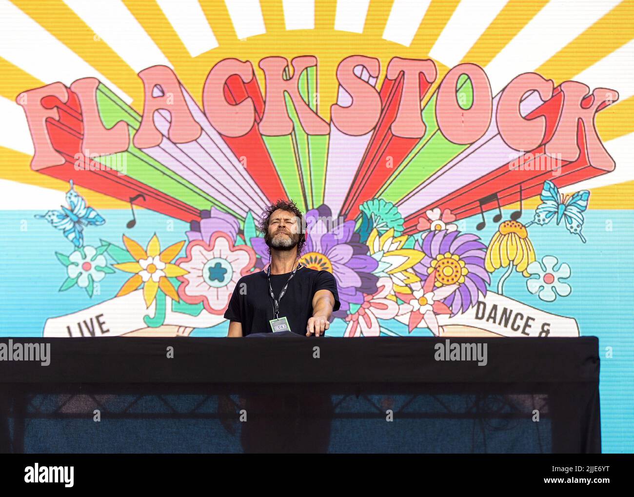 Howard Donald during the Flackstock festival in memory of Caroline ...
