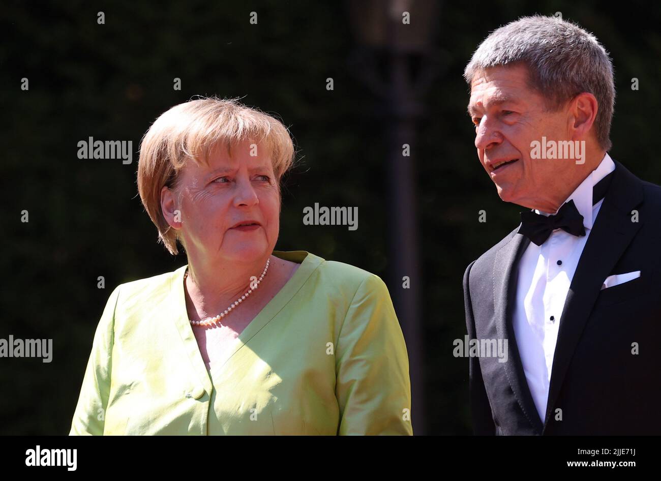Bayreuth, Germany. 25th July, 2022. Angela Merkel, former German ...