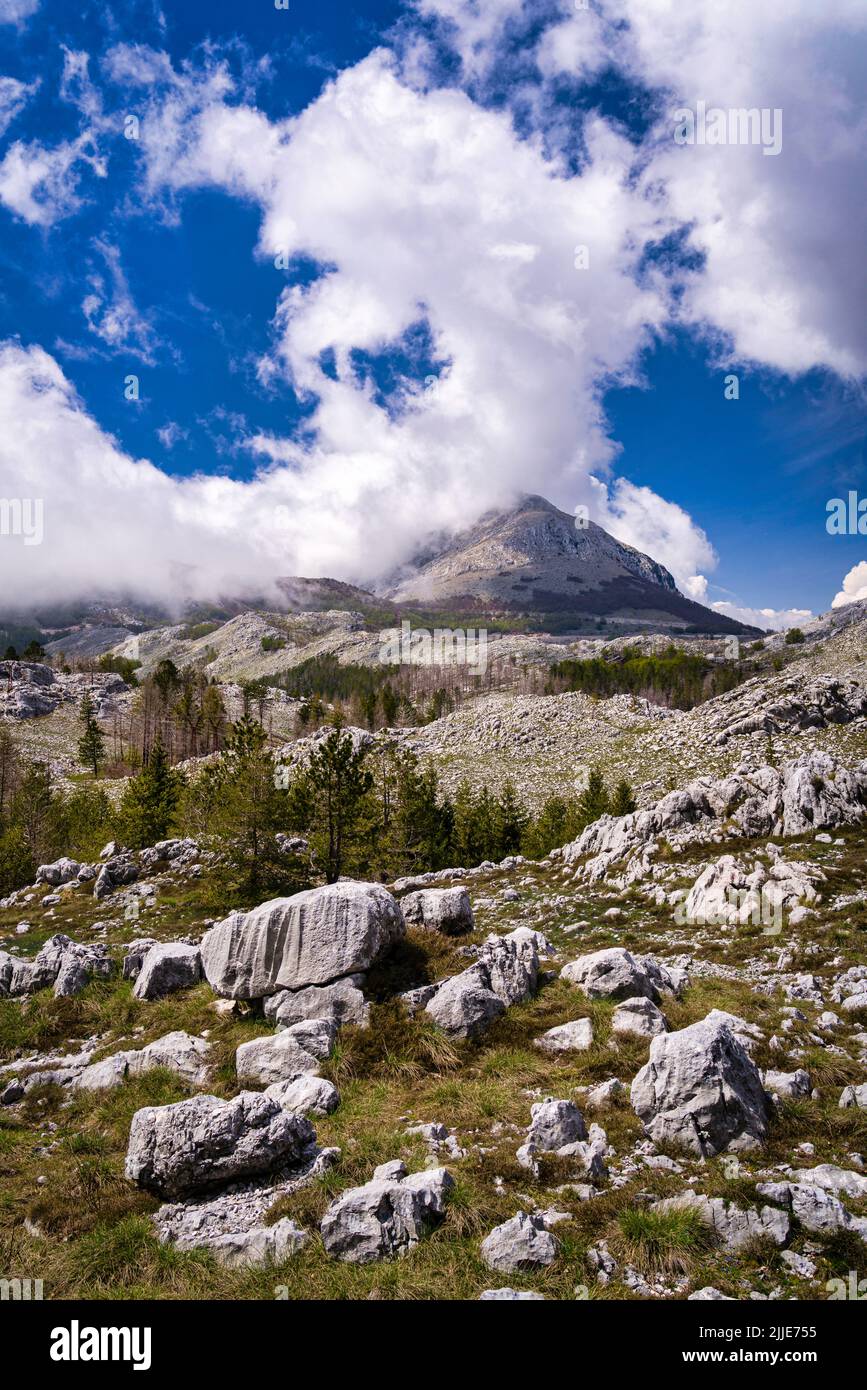 Landscape lovcen national park montenegro hi-res stock photography and ...