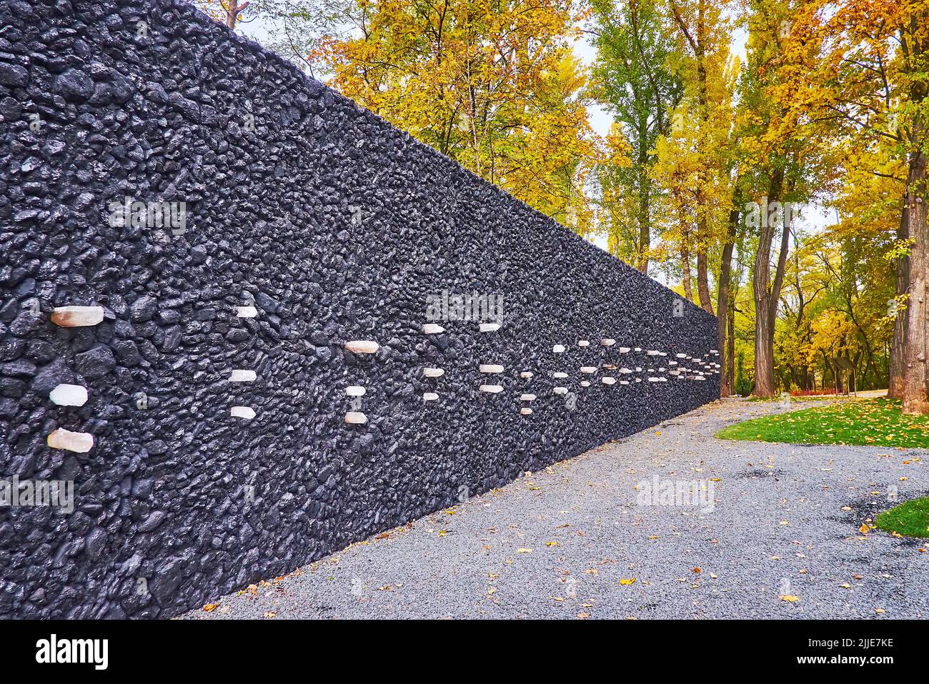 KYIV, UKRAINE - OCT 17, 2021: Explore the Crystal Wall of Wailing in ...