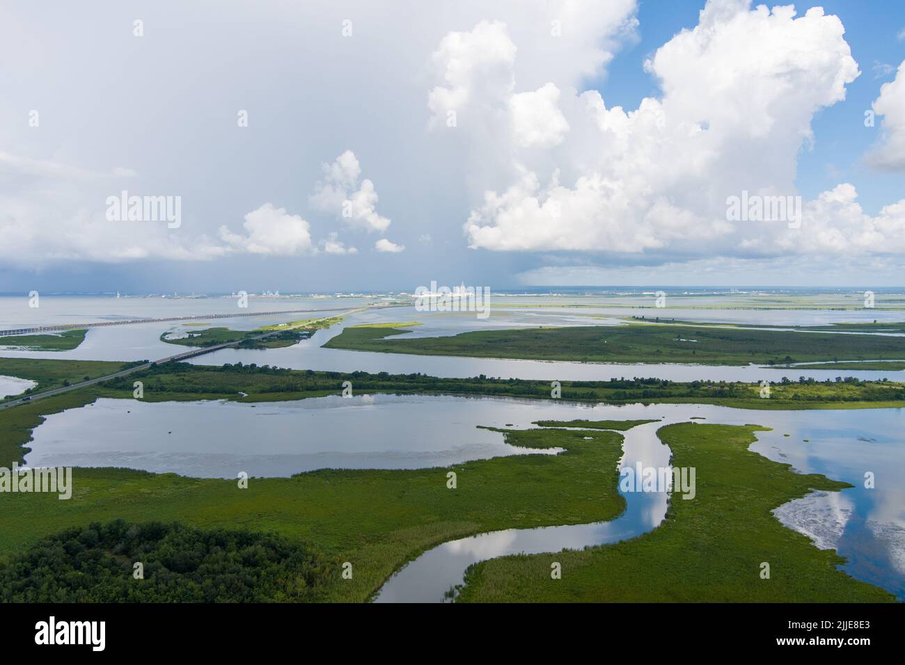5 Rivers Delta Resource Center and Mobile Bay Stock Photo - Alamy