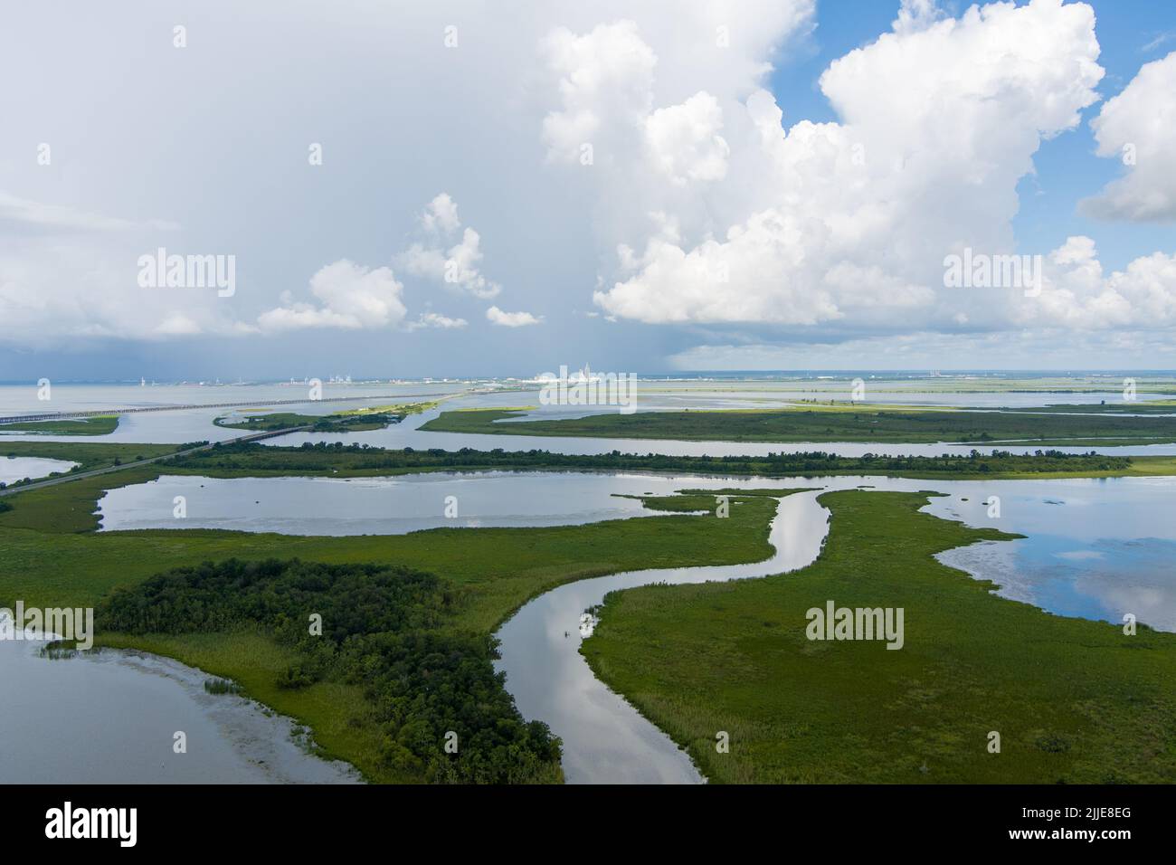 5 Rivers Delta Resource Center and Mobile Bay Stock Photo - Alamy