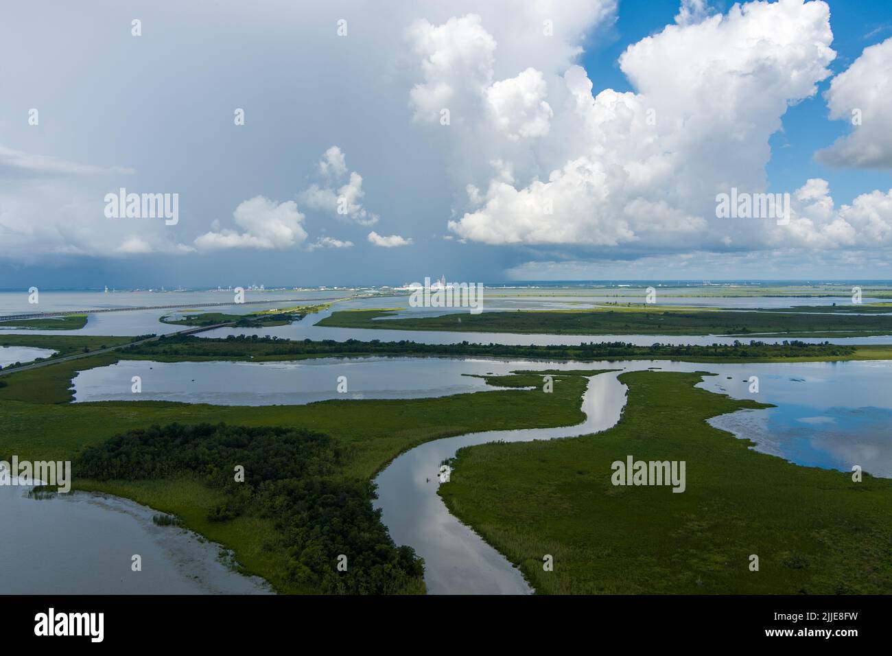 5 Rivers Delta Resource Center and Mobile Bay Stock Photo - Alamy