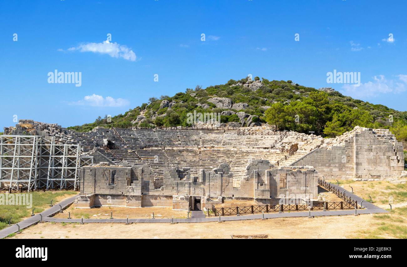 Wide angle photo of Patara ancient city Stock Photo - Alamy