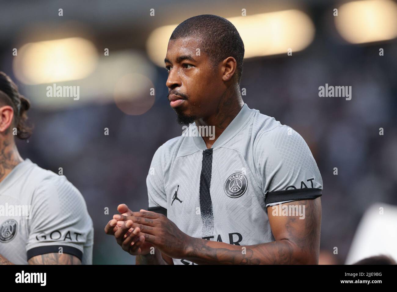 Osaka, Japan. 25th July, 2022. Presnel Kimpembe (PSG) Football/Soccer ...