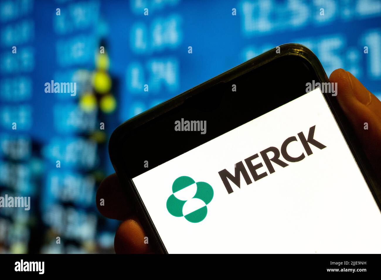Merck logo hi-res stock photography and images - Alamy