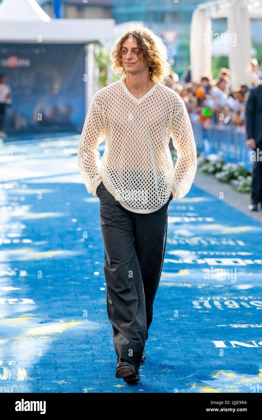 Giffoni Valle Piana, Salerno, Italy. 25th July, 2022. Italian singer ...