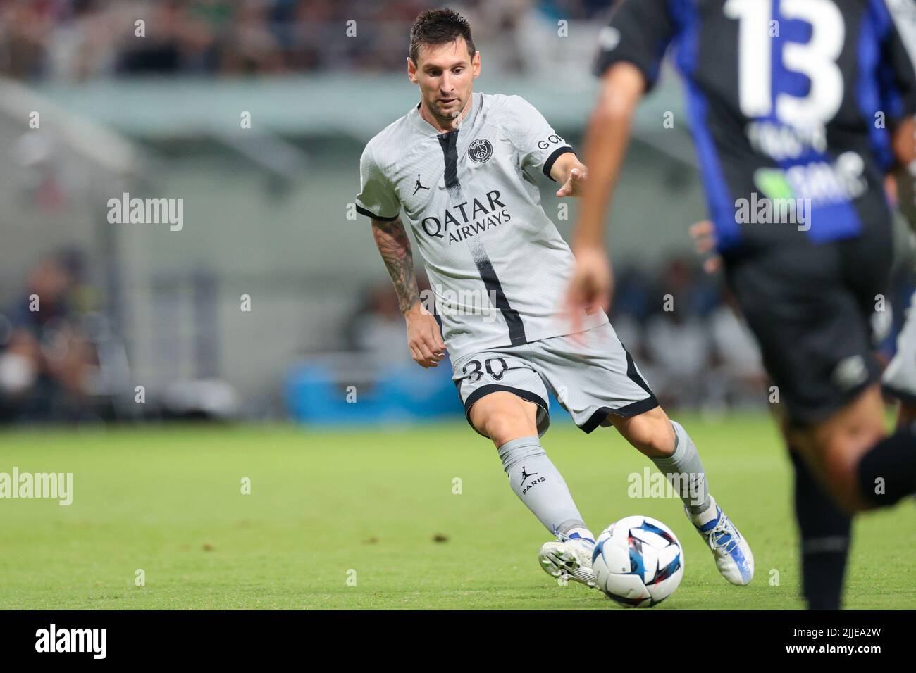 Osaka, Japan. 25th July, 2022. Lionel Messi (PSG) Football/Soccer : PSG ...