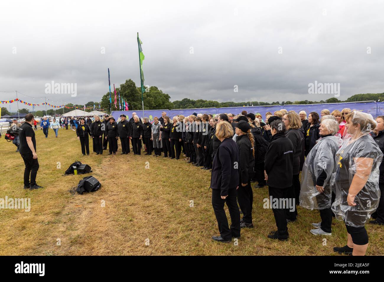 Rock Choir at Carfest Stock Photo - Alamy