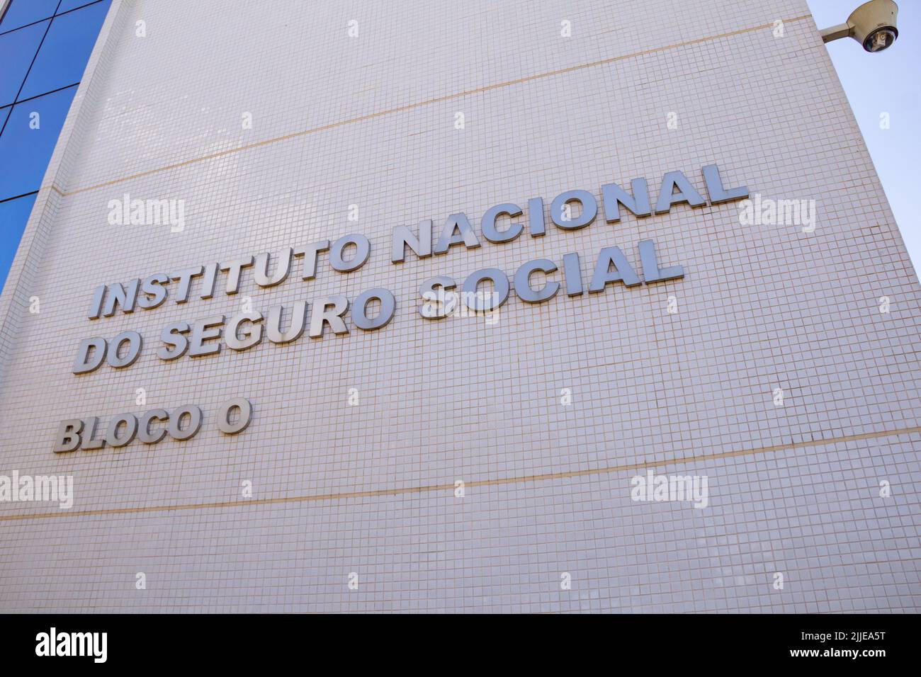 Brasília, Federal District, Brazil – July 23, 2022: Facade of the INSS ...