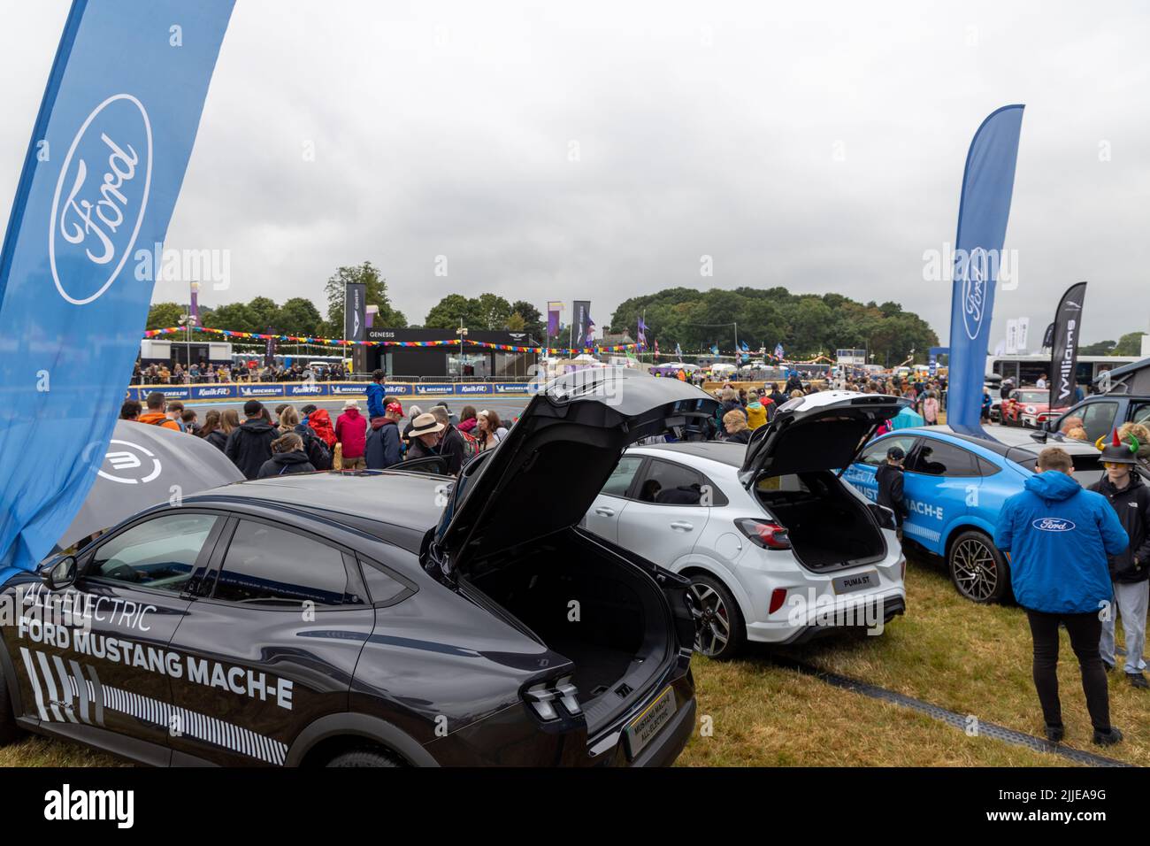 Ford Mustang Mach-E on stand at Carfest Stock Photo - Alamy
