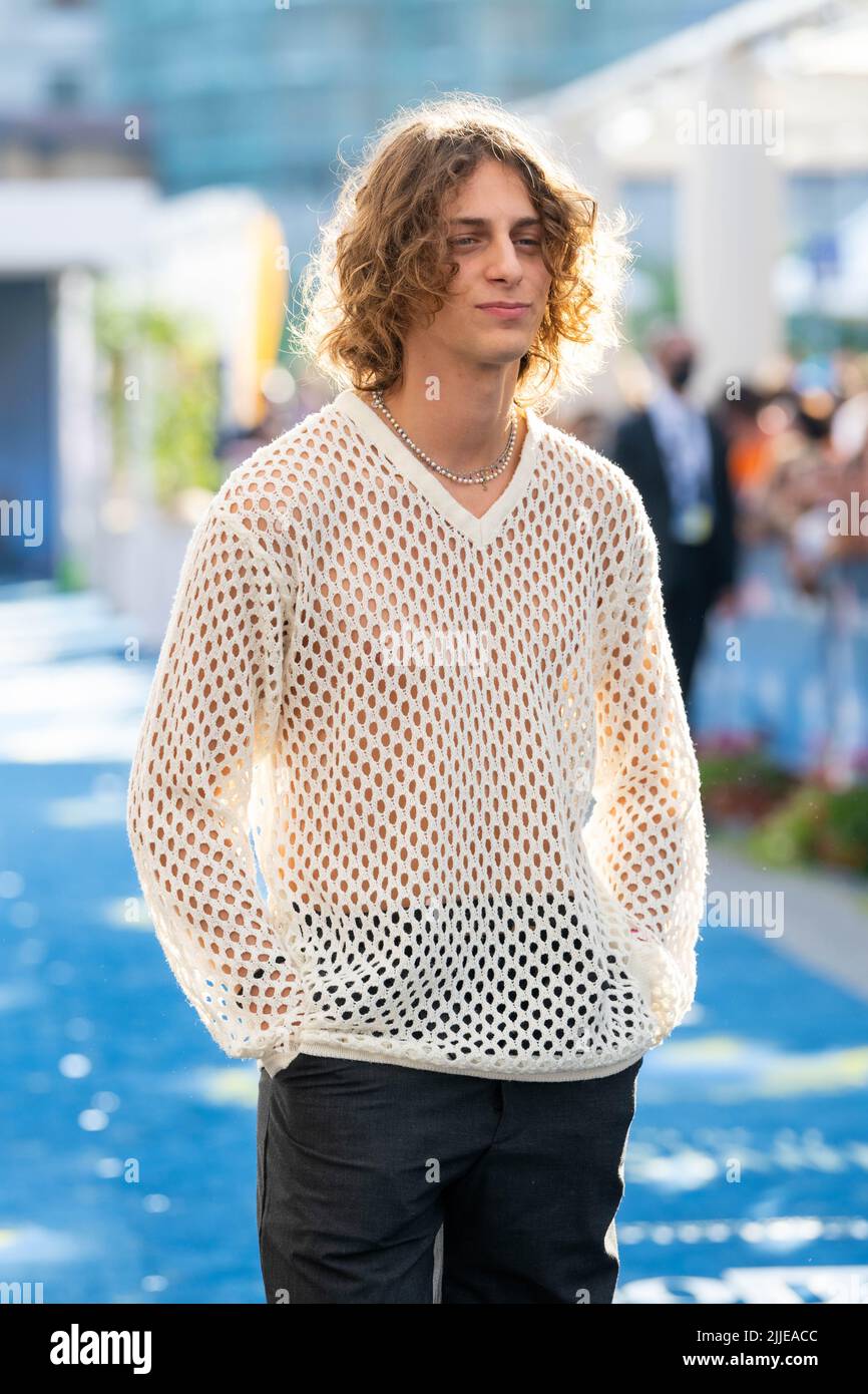 Giffoni Valle Piana, Salerno, Italy. 25th July, 2022. Italian singer ...