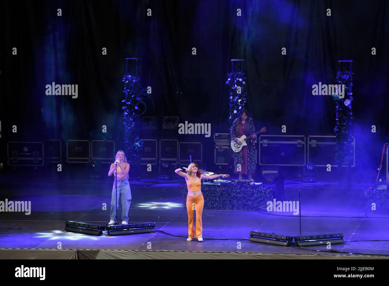 BARCELONA - JUL 24: Alba Reche performs in concert at Share Festival on ...