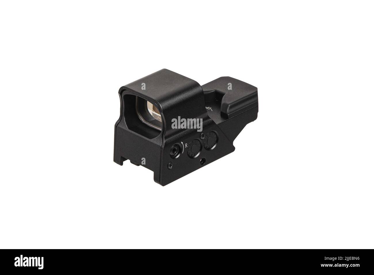 Modern optical collimator sight. Aiming device for shooting at short ...