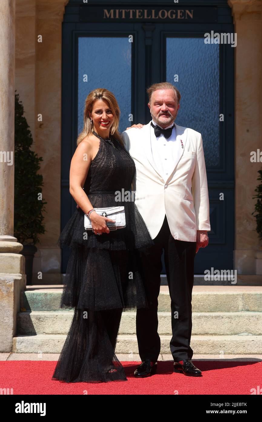 Bayreuth, Germany. 25th July, 2022. Prince Alexander zu Schaumburg ...
