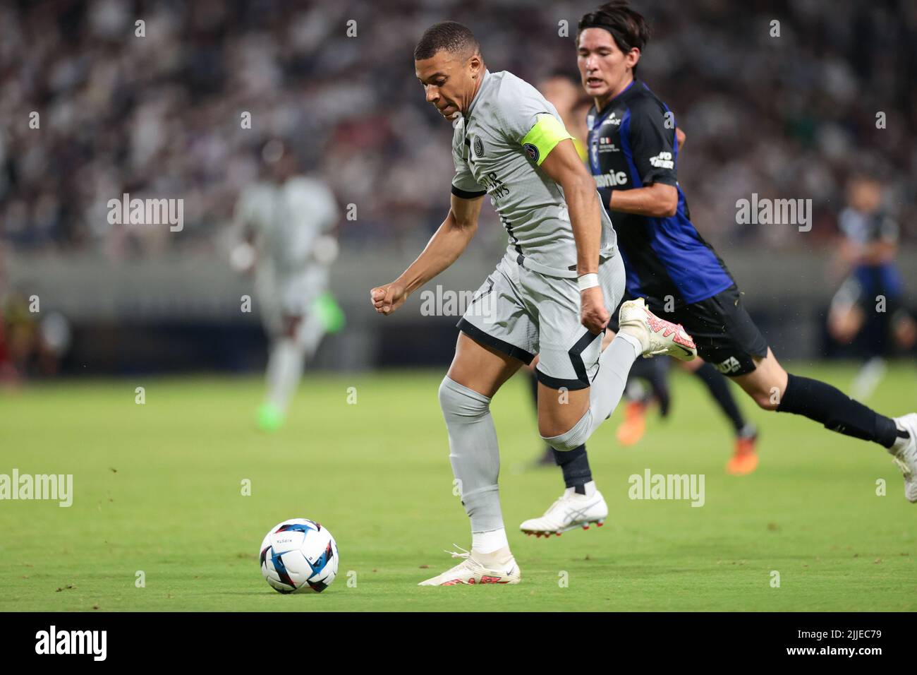 Osaka, Japan. 25th July, 2022. Kylian Mbappe (PSG) Football/Soccer ...