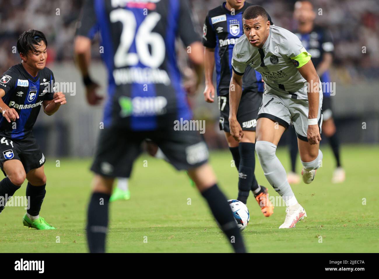 Osaka, Japan. 25th July, 2022. Kylian Mbappe (PSG) Football/Soccer ...