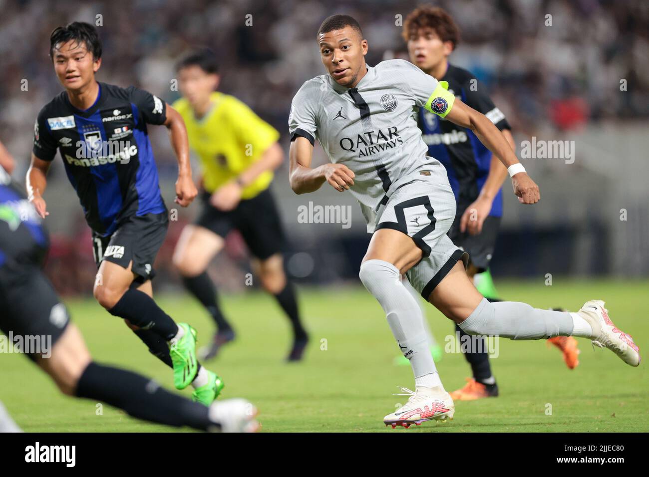 Osaka, Japan. 25th July, 2022. Kylian Mbappe (PSG) Football/Soccer ...