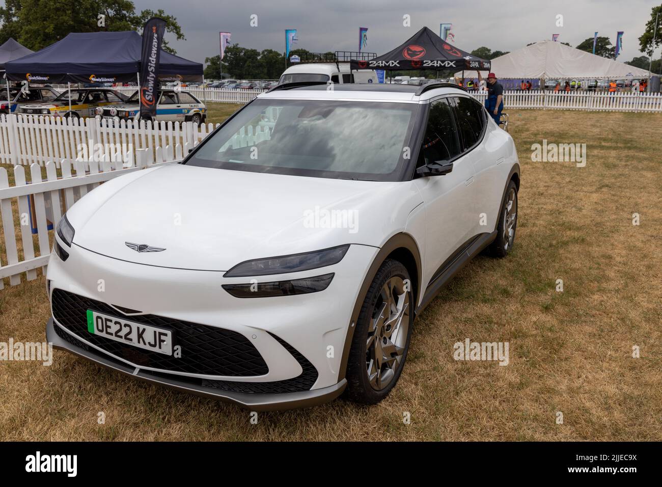 Genesis GV60 Sport Plus AWD at Carfest Stock Photo - Alamy
