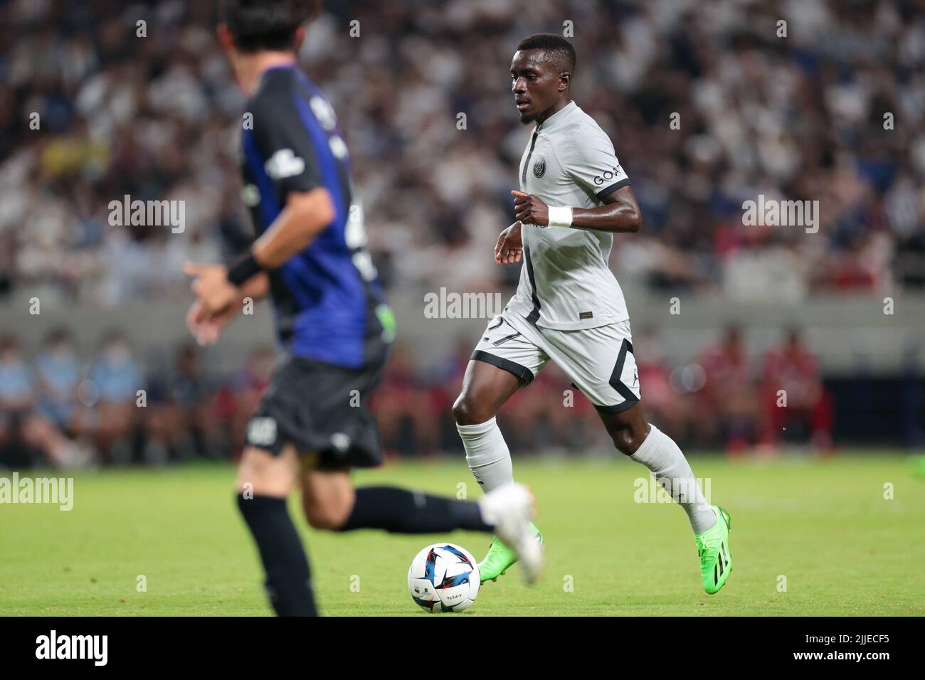 Osaka, Japan. 25th July, 2022. Idrissa Gueye (PSG) Football/Soccer ...