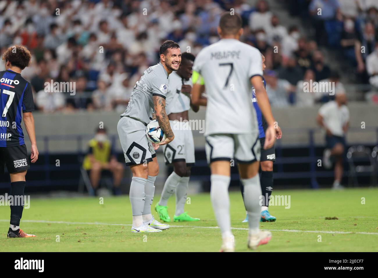 Osaka, Japan. 25th July, 2022. Leandro Paredes (PSG) Football/Soccer ...