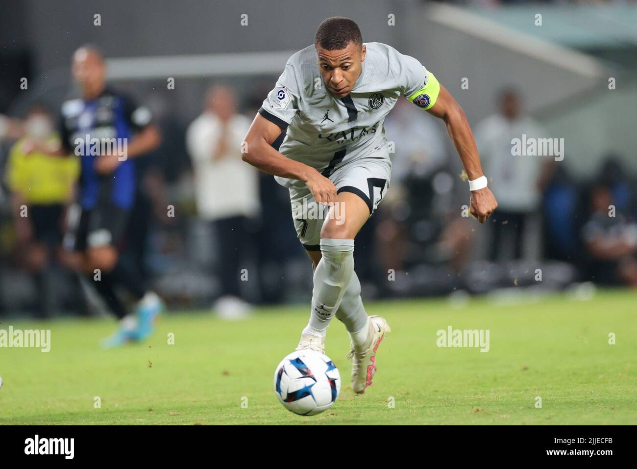 Osaka, Japan. 25th July, 2022. Kylian Mbappe (PSG) Football/Soccer ...