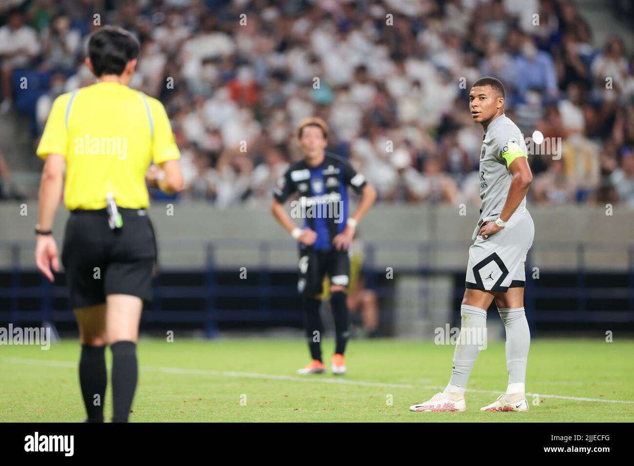 Osaka, Japan. 25th July, 2022. Kylian Mbappe (PSG) Football/Soccer ...