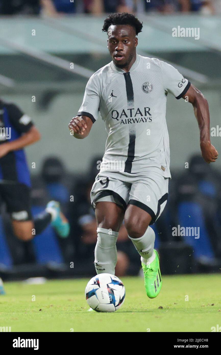 Osaka, Japan. 25th July, 2022. Arnaud Kalimuendo (PSG) Football/Soccer ...