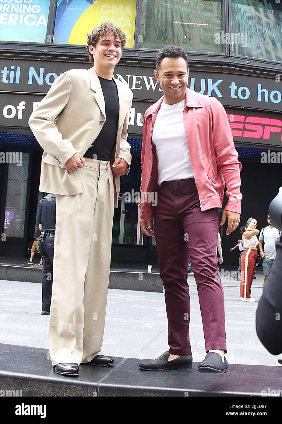 Corbin Bleu and Joshua Bassett on Good Morning America to talk about ...