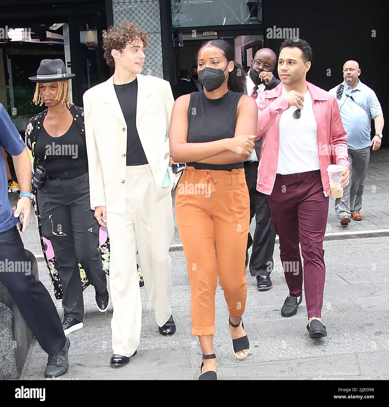 Corbin Bleu and Joshua Bassett on Good Morning America to talk about ...