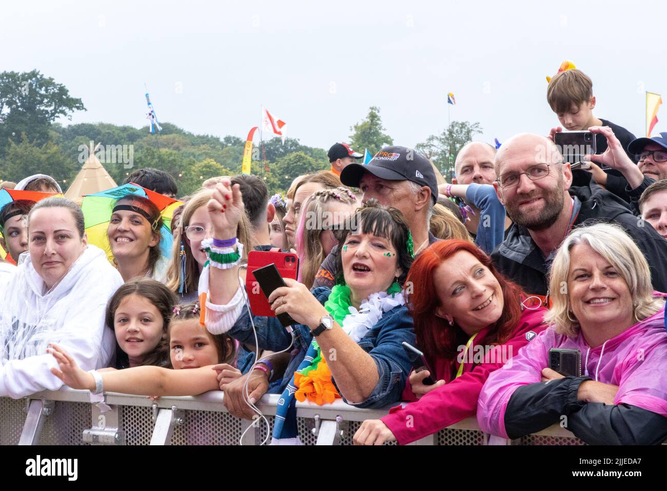 Festival crowd at Carfest North Stock Photo - Alamy